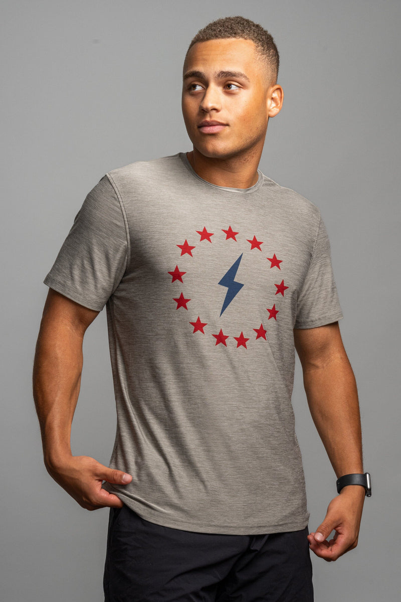 SuperSoft Betsy Ross Short Sleeve Shirt - Grey – BRUCE BOLT