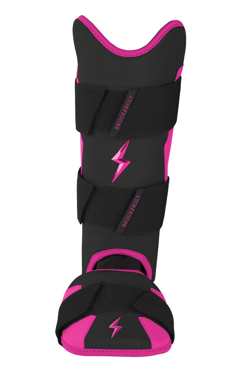 Black & Hot Pink Leg Guard for Baseball & Softball – BRUCE BOLT
