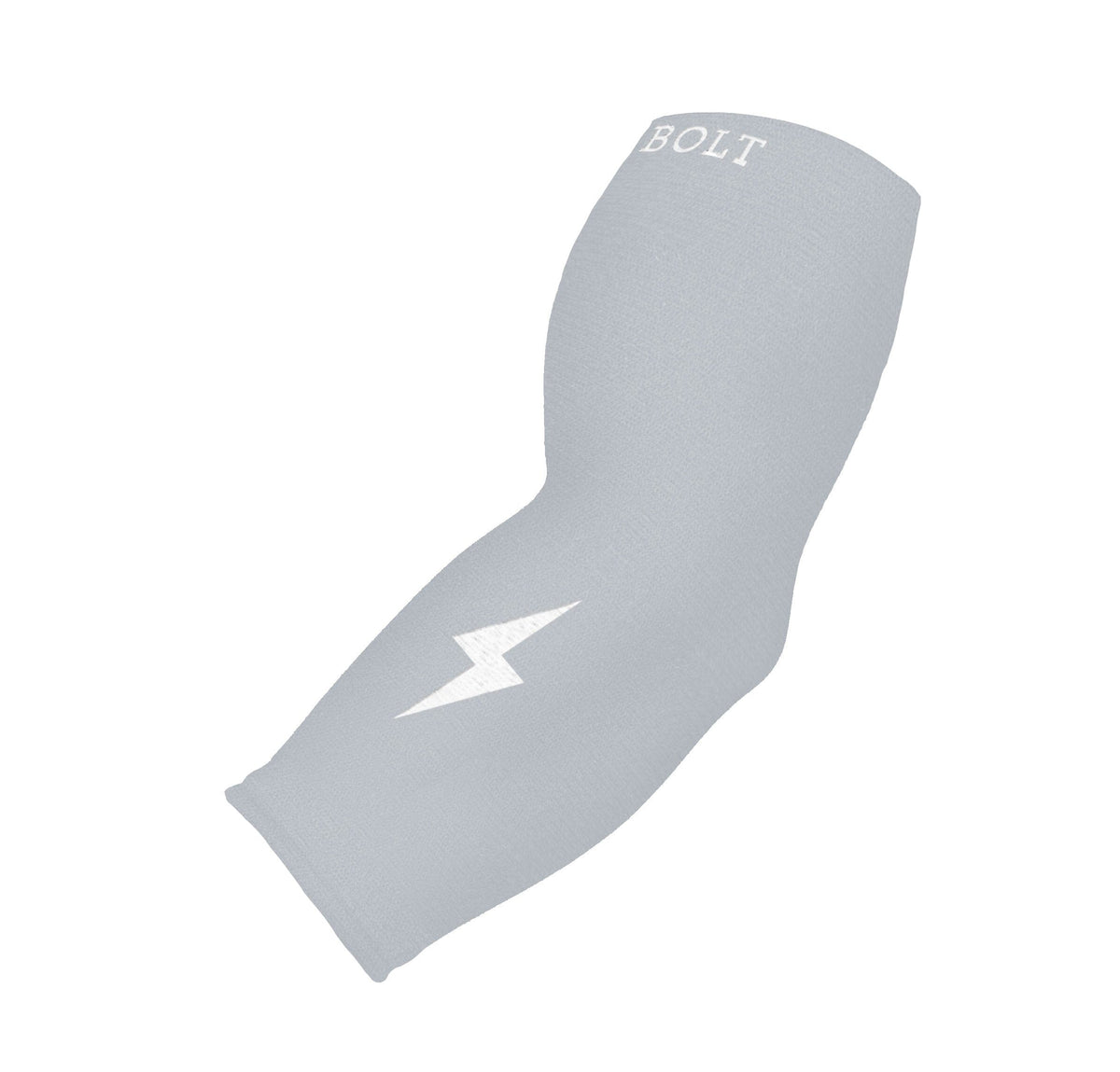 3/4 Grey/Silver Arm Sleeve | Short Arm Sleeves for Sports – BRUCE BOLT
