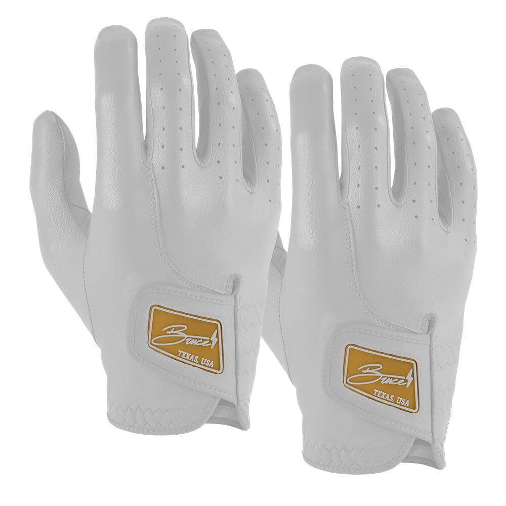 White Golf Glove | Golf Gloves for Right Handed Golfers – BRUCE BOLT