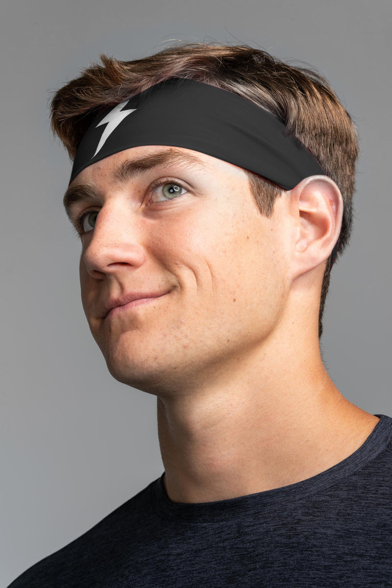 Black Headband | Men's Headbands for Sports – BRUCE BOLT