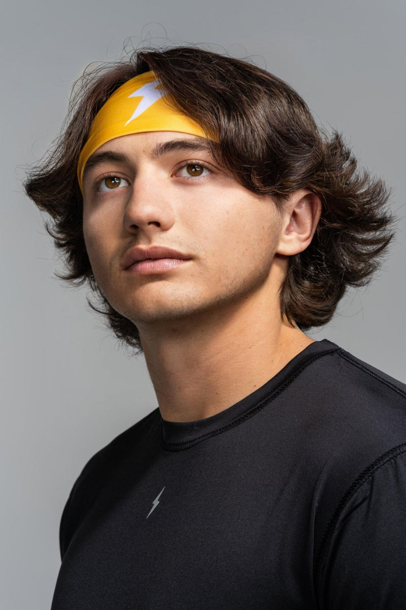 Yellow Headband | Baseball Headbands | BRUCE BOLT