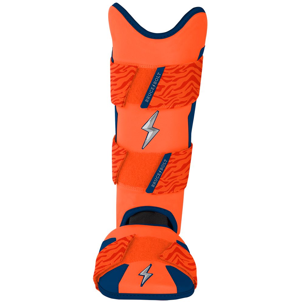 Max Clark Signature Series Leg Guard - Navy/Orange – BRUCE BOLT
