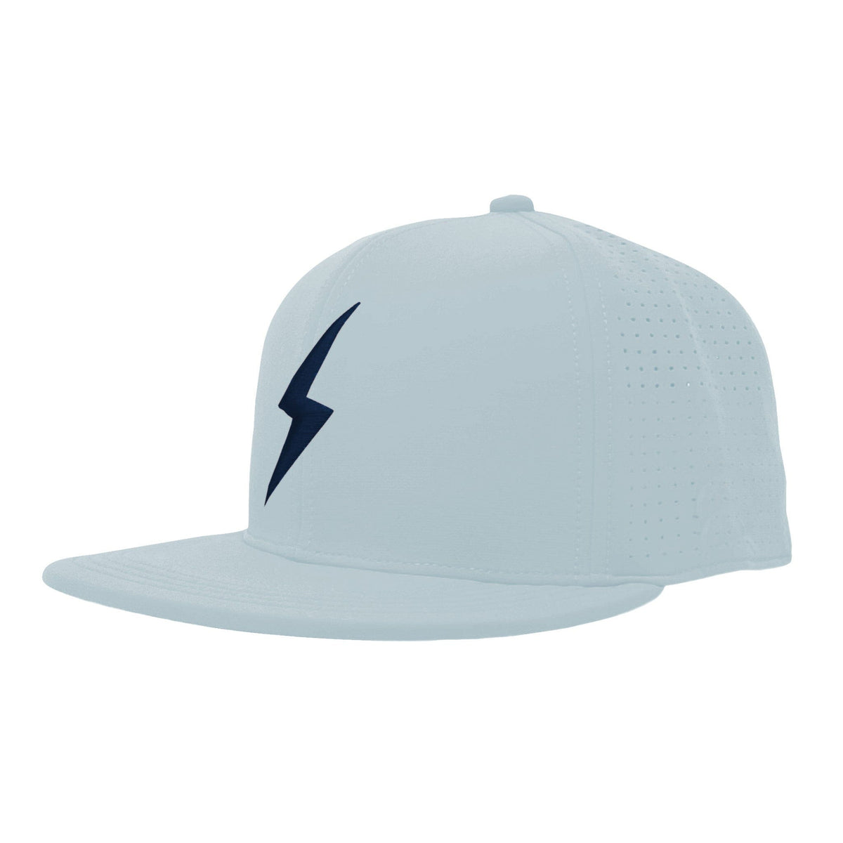 Ice Blue Flat Bill Hat | Performance Baseball Hats – BRUCE BOLT