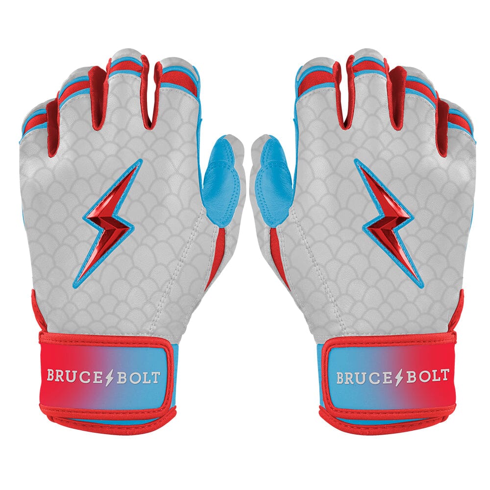 PJ Morlando Signature Series Short Cuff Batting Gloves - White – BRUCE BOLT