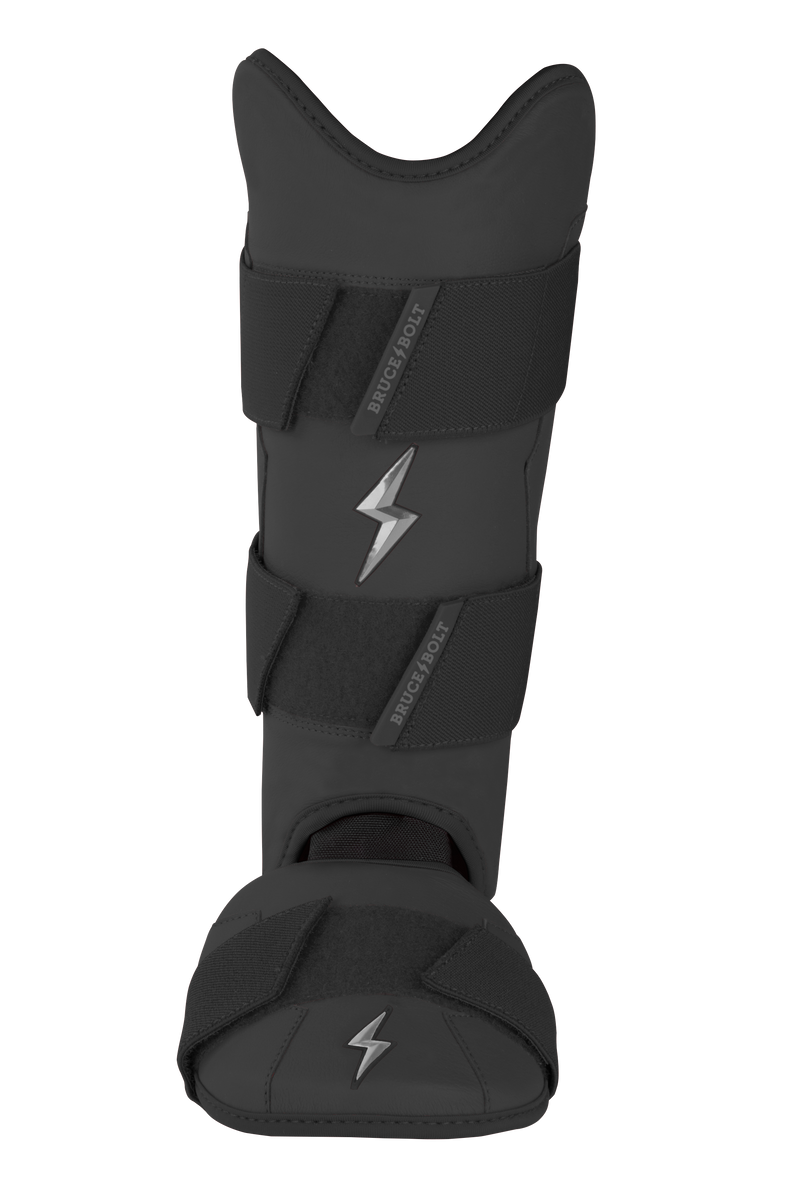 BRUCE BOLT Chrome Series Leg Guard - BLACK
