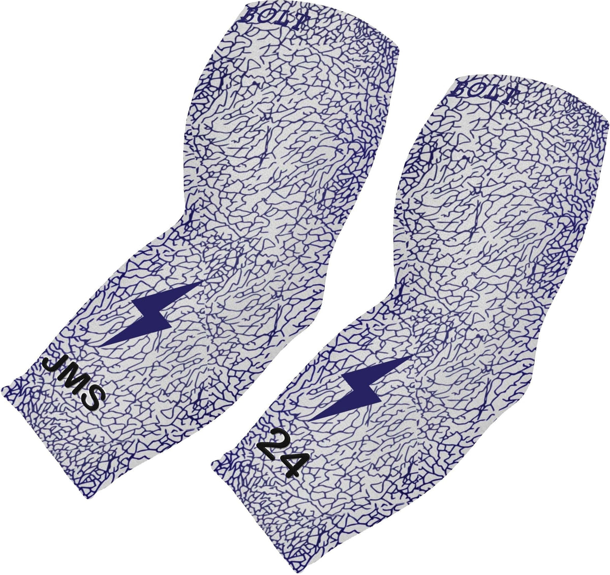Personalized BRUCE BOLT Graduated Compression Premium 3/4 Arm Sleeve