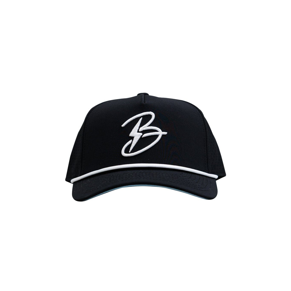 "Flying B" Pre-Curved Golf Rope Hat - Black – BRUCE BOLT