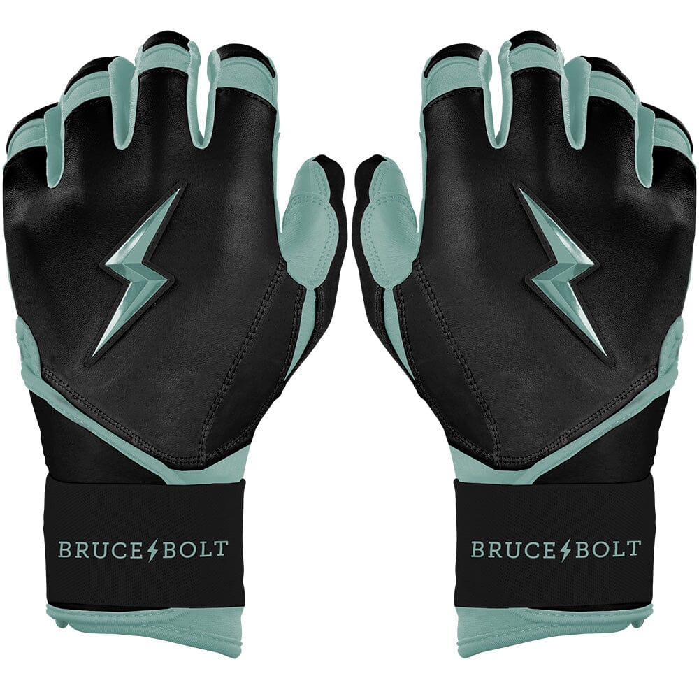 Teal Long Cuff Batting Gloves | Harrison Bader Batting Gloves – BRUCE BOLT