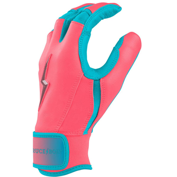 Pink and Blue Batting Gloves | Max Clark Batting Gloves – BRUCE BOLT