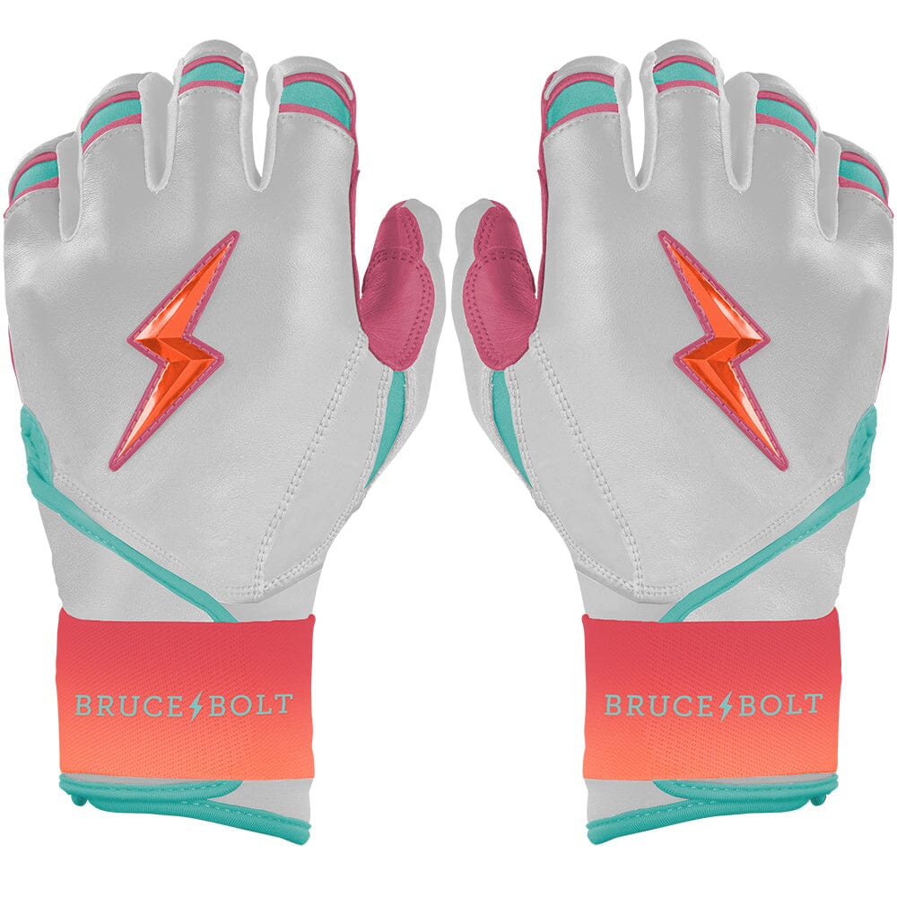 Long Cuff Batting Gloves | Sunrise | BRUCE BOLT
