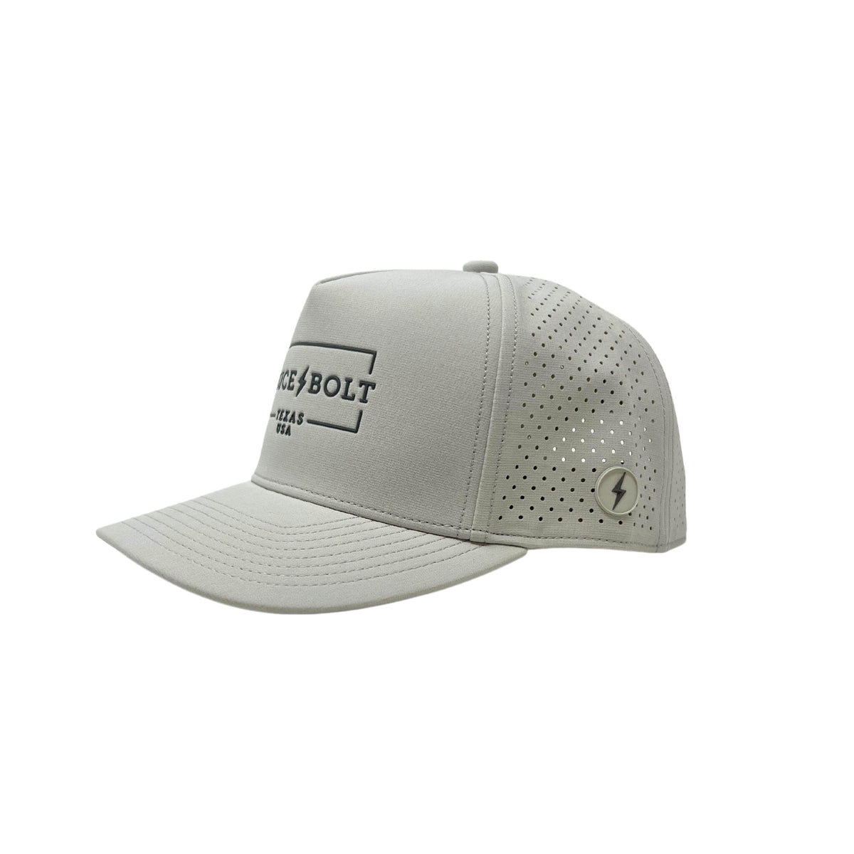 "BRUCE BOLT" Standard Snapback Hat - Grey