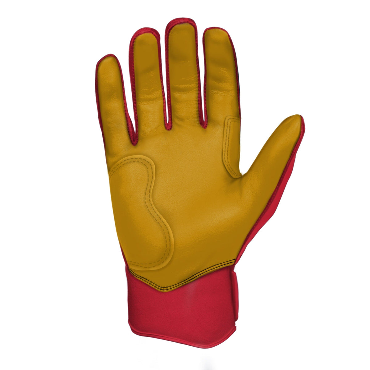 Red Batting Gloves Short Cuff | Baseball Gloves Batting – BRUCE BOLT